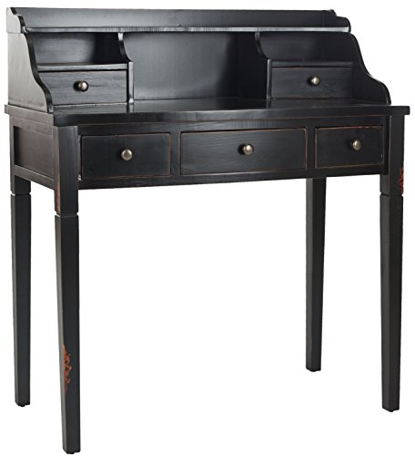 Safavieh American Homes Collection Landon Distressed Black Writing Desk