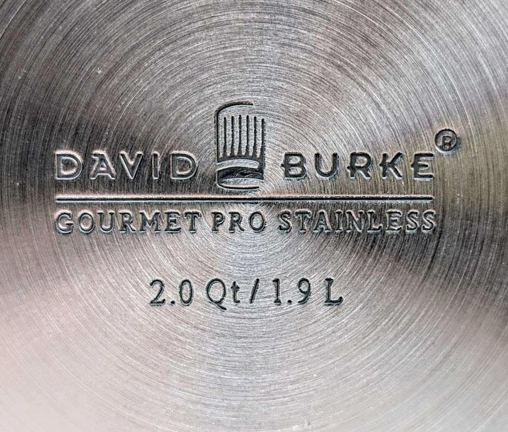 David Burke Gourmet Pro Stature EZ Strain Cookware (2 qt sauce pan)