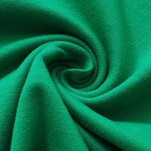 LYSMuch Toddler Baby Girls Ruffle Sleeve Shirt Plain Solid Sleeveless Tshirt Top Blouse Kids Casual Clothes(Green, 3-4T)