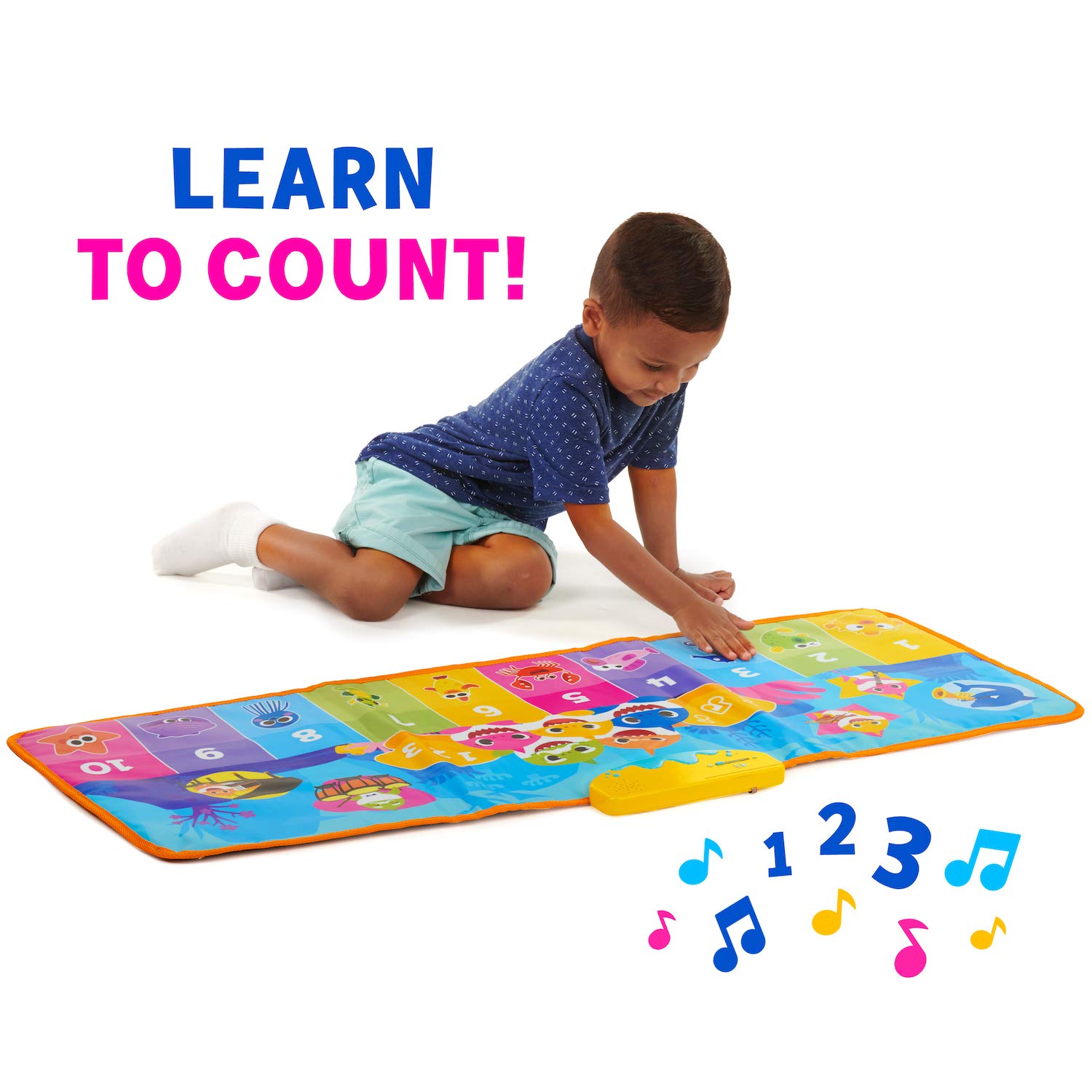 WowWee Baby Shark Official - Step & Sing Piano Dance Mat