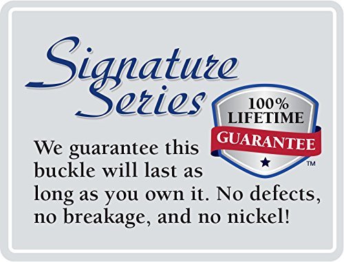 Casual Titanium Belt Buckle 1½ Inch Nickel Free Belt Buckle with Brushed Satin Finish
