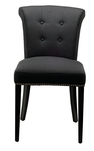 Safavieh Mercer Collection Kyle Side Chairs, Charcoal Grey, Set of 2