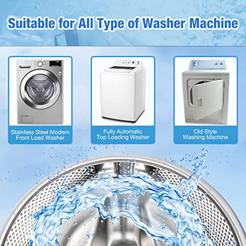 flowcheer Washing Machine Cleaner 24 Pack-Powerful Deep Cleaning Household Washing Machine Cleaner Tablets for HE Front Loader&Top Load Washer,-12 Month Supply