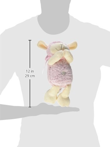 Stephan Baby Ultra Soft and Huggable Musical Praying Woolly Lamb, Pink, 11 inch