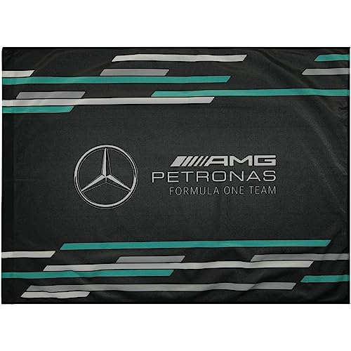 Mercedes AMG Petronas Formula One Team - Team Flag Without Pole - Multicolor - Size: 35x47 Inches