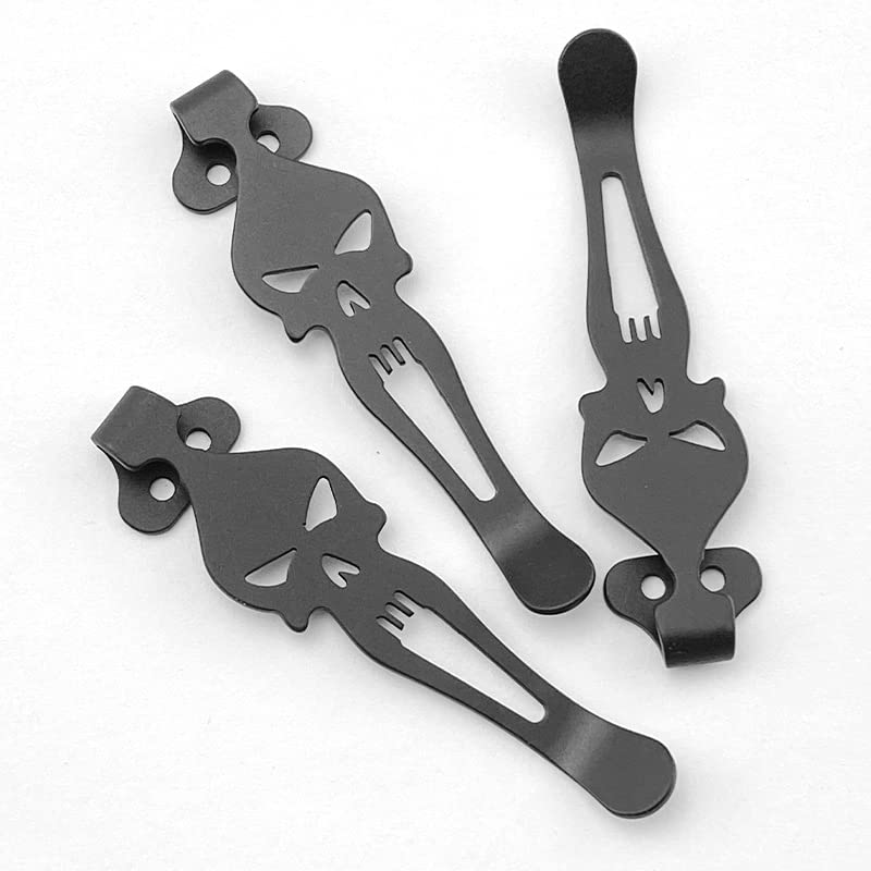 BOYAGU ZT Zero Error Back Clip 0350 Titanium Alloy Pocket Clip CNC Tool Back Clip (Size : A)