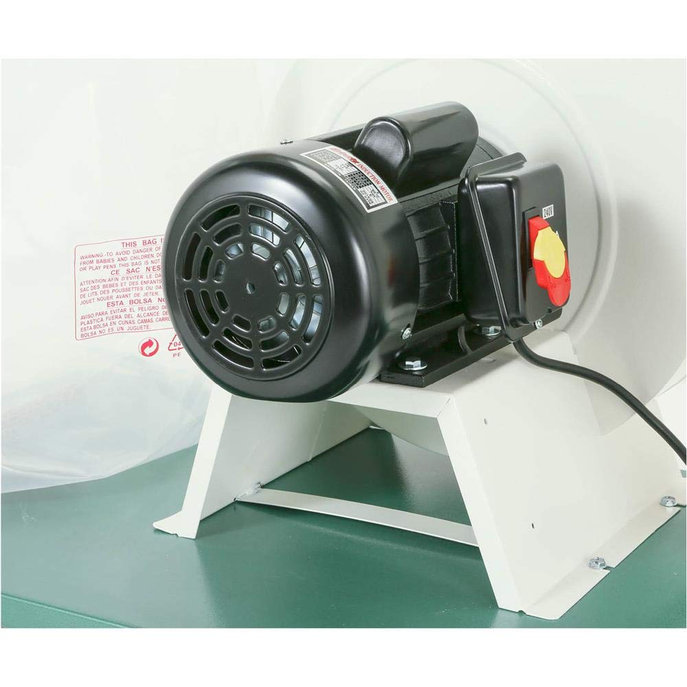 Grizzly Industrial G1030Z2P - 3 HP Dust Collector with Aluminum Impeller