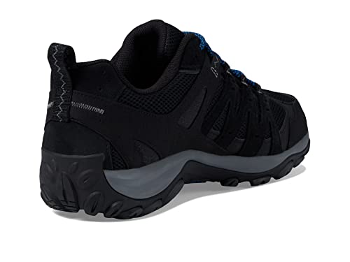 Merrell Accentor 3 Waterproof Shoes for Men - Leather and Mesh Upper, Textile Lining, and Lightweight EVA Foam Midsole Black 15 M
