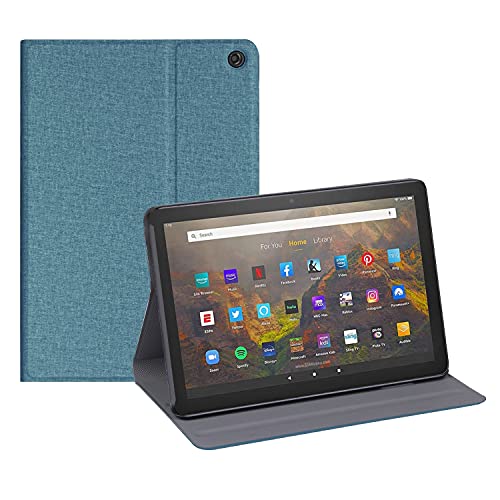 Case for Fire HD 8 Tablet, Folio Cover with Smart Auto Wake/Sleep, Protective Case for Kindle Fire HD 8 Tablet 2020 and HD 8 Plus Tablet (10th Generation, 2020 Release) (Twilight Blue)