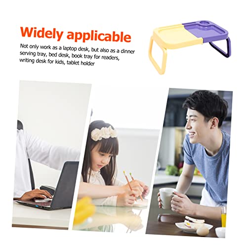 MAGICLULU Folding Computer Desk Tv Tables Breakfast Tray Night Stand Tray Breakfast Bed Tray Picnic Storage Standing Holder Breakfast Serving Tray Laptop Folding Desk Laptop Desk Snack Tray