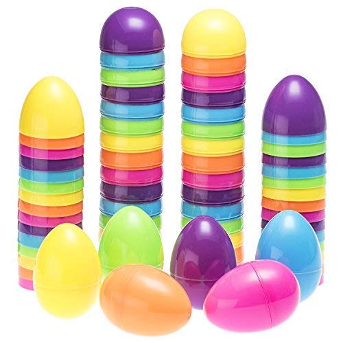 PREXTEX Stuffed Easter Eggs with Mini Pull-Back Car Inside - Plastic Easter Eggs Stuffed - Easter Egg Fillers for Toddlers - Easter Toys Basket Stuffers/Fillers - Easter Gift/Presents Stuffed Eggs