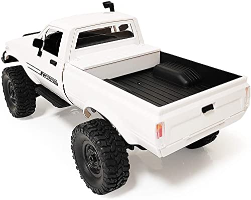 FMTStore WPL 1:16 C24-1 Upgrade Version Remote Control Car Full Scale 4WD Off-Road Truck with Headlight RC Car, Climbing Vehicle Speed Model Toys