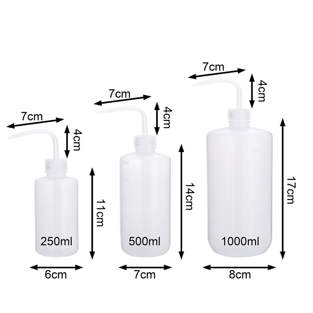 Mayitr Squeeze Bottle Water Dispenser Diffuser - Wash Squirt Bottle, Succulent Watering Can for Indoor Plants Flower Wash Bottle Plastic (1000 ml)