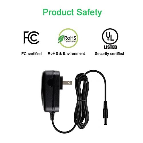 MyVolts 5V Power Supply Adaptor Compatible with/Replacement for Yealink T29, T46, T48, T5X, T53W, CP860 IP Phone - US Plug