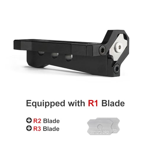 DDWT Chamfer Plane Edge Plane Edge Banding Trimmer Veneer Edge Trimmer Edge Chamfer Burr Scraper for Woodworking (R1+R2+R3)