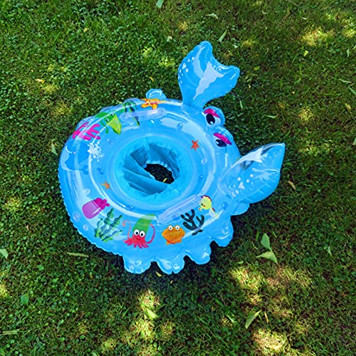 O-Toys Pool Floats for Baby Toddlers Inflatable Float Raft Water Swimming Ring Floating Boat for Kids Crab Blue