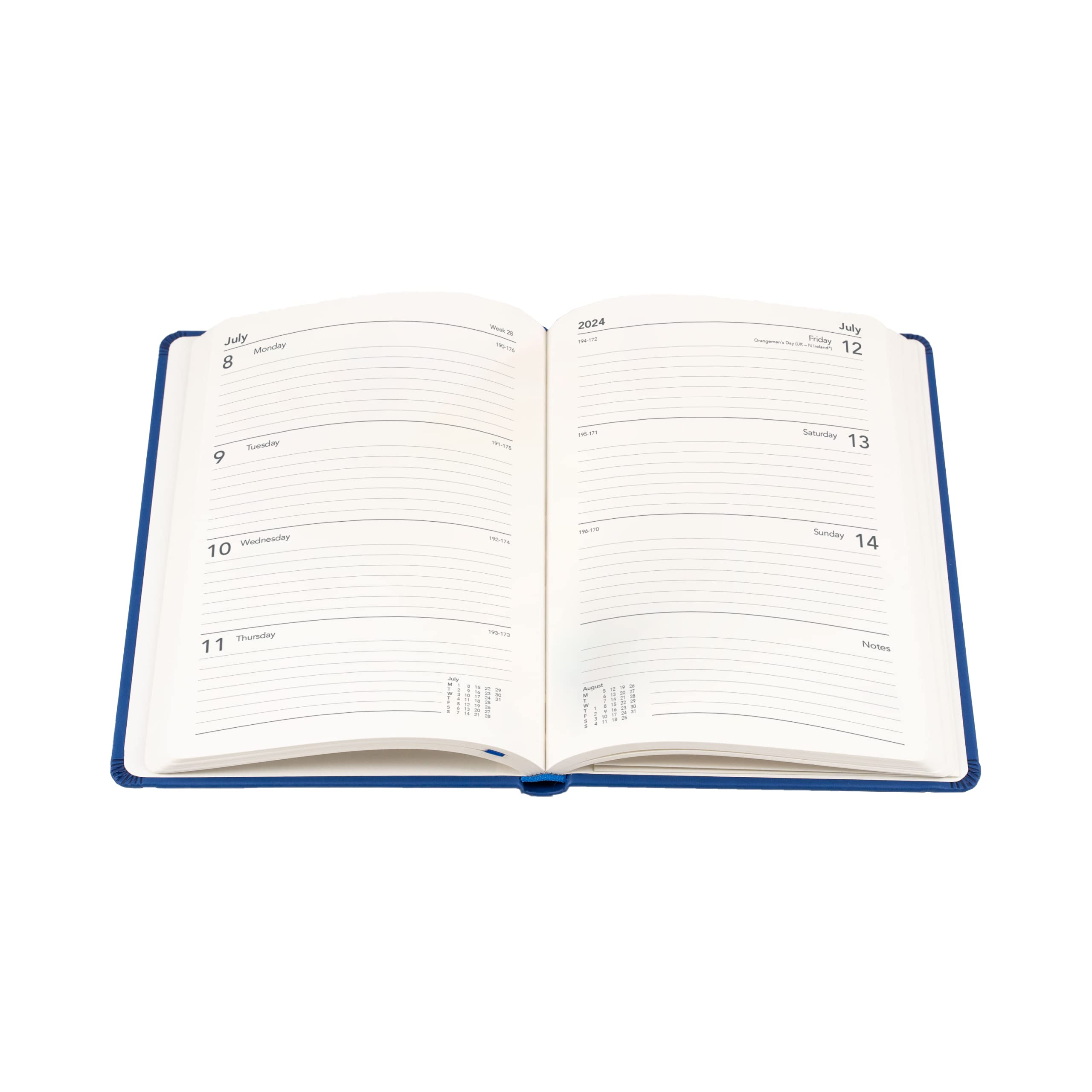 Collins Legacy Weekly Planner 2024 - Daily Planner 2024 Diary - Soft Touch Flexible Cover Weekly Calendar 2024 - A5 Size Agenda 2024 (Mint)