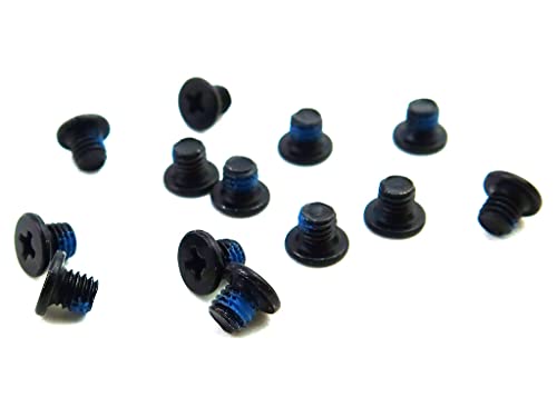 Nylok Patch Flat Phillips Head M3x3.1mm Screws 50 Pieces Package 703104-001 Compatible Replacement Spare Part for HP Compatible and Other Systems