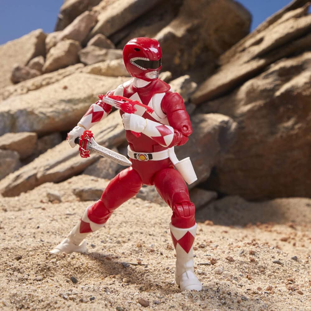 Power Rangers E7755 Lightning Collection 6" Mighty Morphin Red Ranger Collectible Action Figure Toy with Accessories