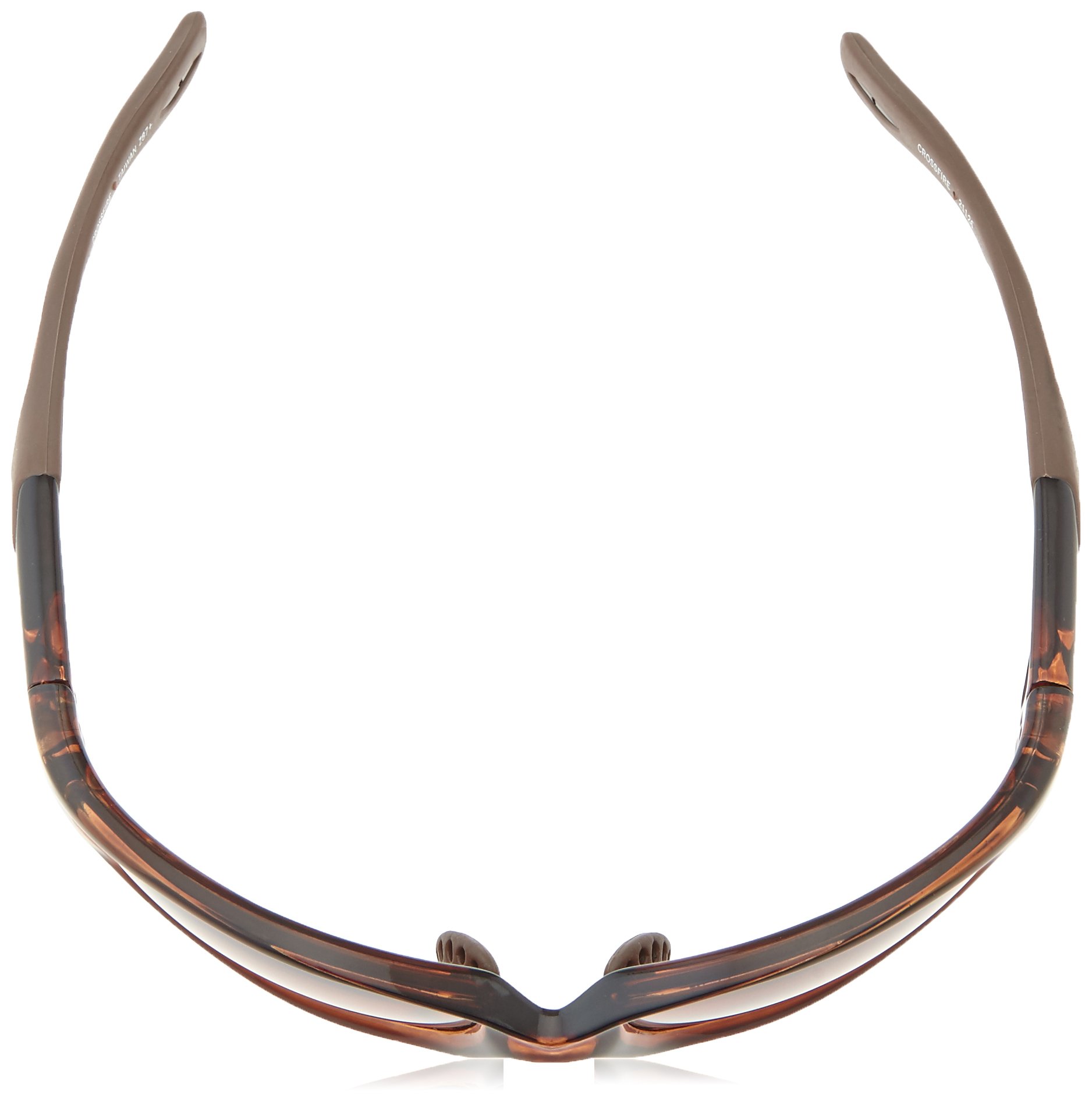 Crossfire 21126 Infinity Premium Safety Glasses, HD Brown Polarized Lens - Crystal Brown Frame, Regular