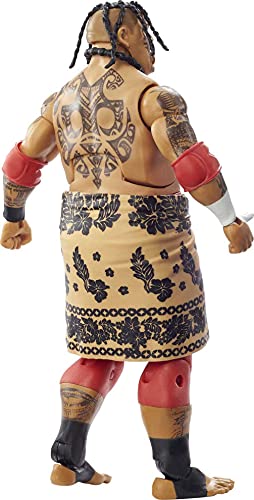 WWE MATTEL Umaga Royal Rumble Elite Collection Action Figure with Authentic Gear & Accessories, 6-in Posable Collectible Gift for Fans Ages 8 Years Old & Up,Multicolor
