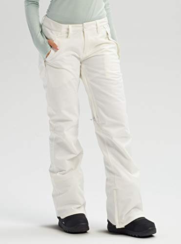 Burton Womens Society Pant, Stout White New, Medium