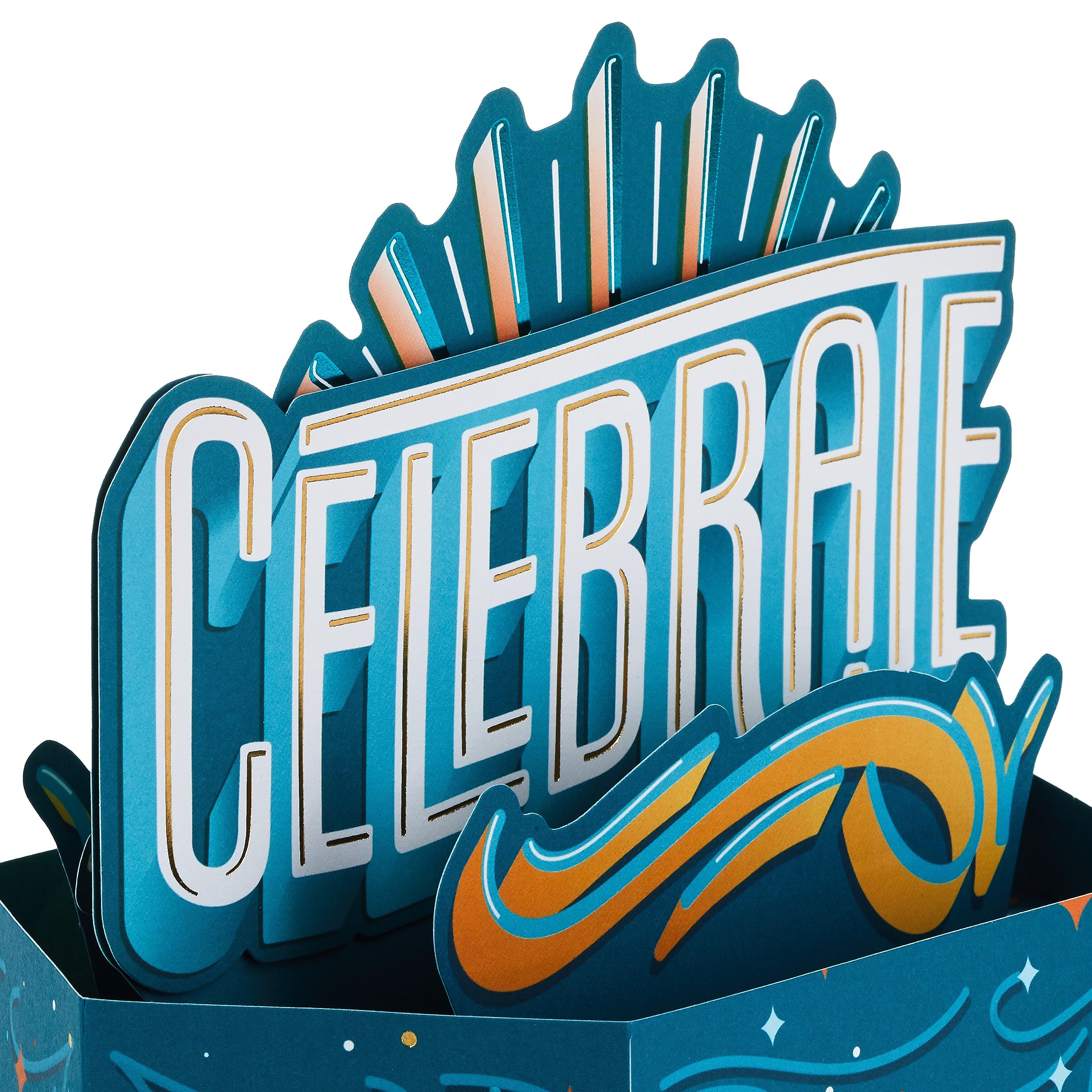Hallmark Paper Wonder Birthday Pop Up Card (Celebrate)