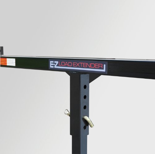 Tricam SLE-1/SKLE-350 2 in 1 E-Z Hitch Mounted Load Extender, 350-Pound Capacity, Black Finish