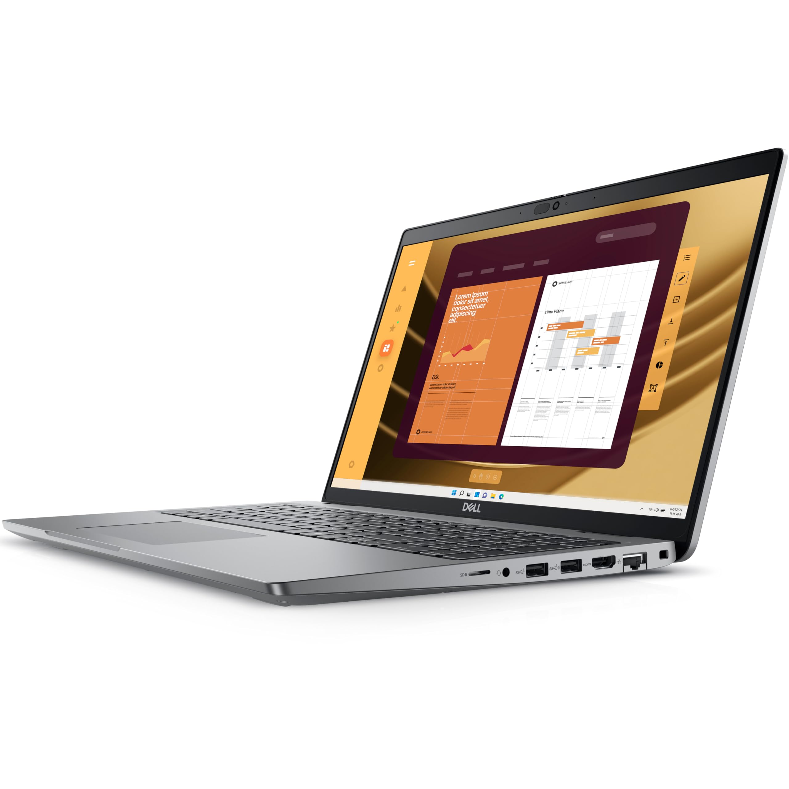 Dell Latitude 5550 15 15.6" FHD Business AI Laptop Computer, Intel Ultra 5 125U (Beat i7-1355U), 4GB DDR5 RAM, 512GB SSD, WiFi 6, Bluetooth 5.3, Backlit Keyboard, Fingerprint Reader, Windows 11 Pro
