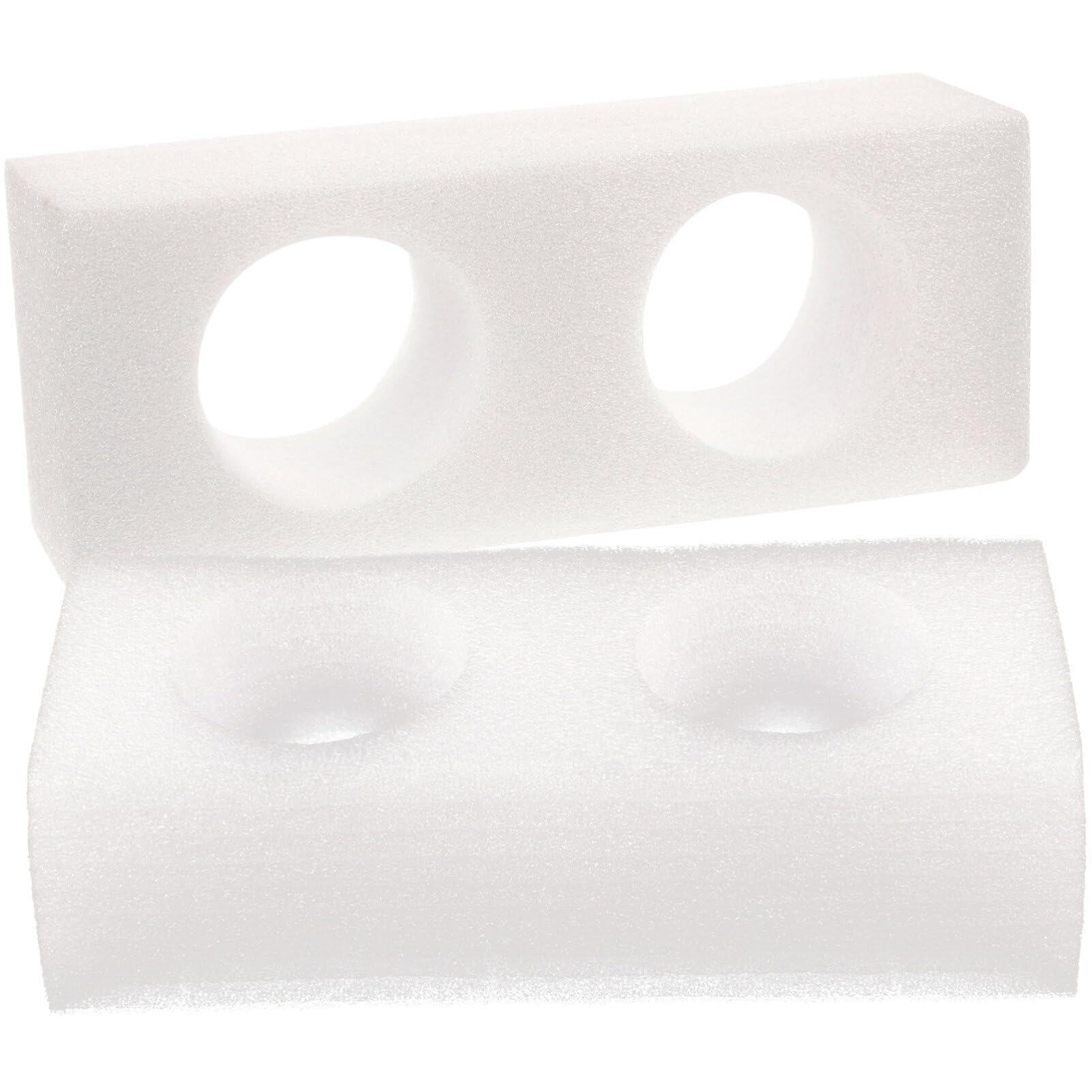Cabilock 2pcs Takeaway Cup Holder Floating Drink Holder for Pool Coffee to go Carrier Bowl Racks Disposable Coffee Cups Coffee Cup Carrier Tray White epe Pearl Cotton Packing car take