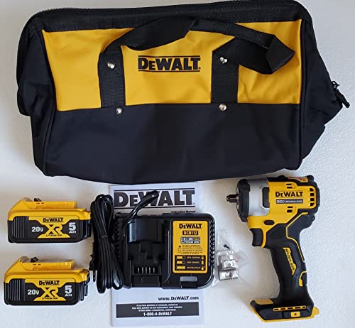 DEWALT DCF913P2 20V MAX* 3/8 in. Cordless Impact Wrench with Hog Ring Anvil Kit (Renewed)