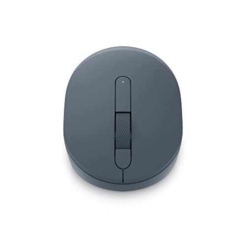 Dell Mobile Wireless Mouse - MS3320W, Wireless - 2.4 GHz, Bluetooth 5.0, Optical LED, Mechanical Scroll, 1600 DPI, 3-Buttons - Midnight Green