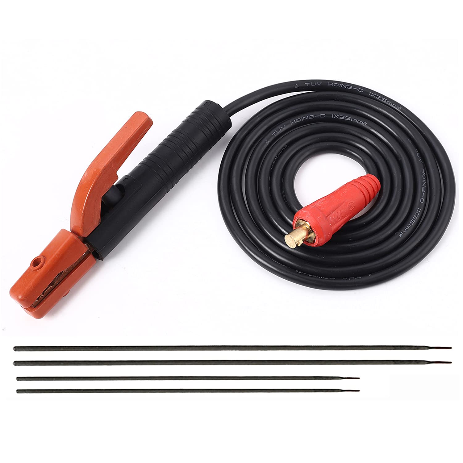 LANCERGEARS Amico ARC-200, 5-200 Amp Stick Arc Lift-TIG Combo Welder, 100-250V Wide Voltage Welding, 80% Duty Cycle, Compatible with All Electrodes: E6010 E6011 E6013 E7014 E7018 etc.
