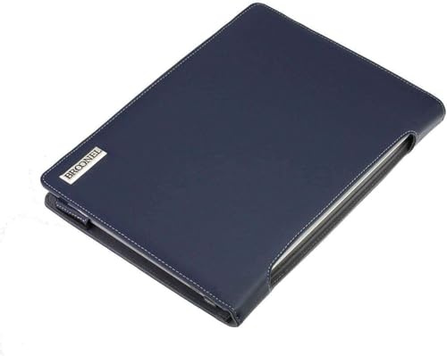 Broonel - Profile Series - Blue Leather Laptop Case Compatible with ASUS Chromebook Flip C214 11.6"