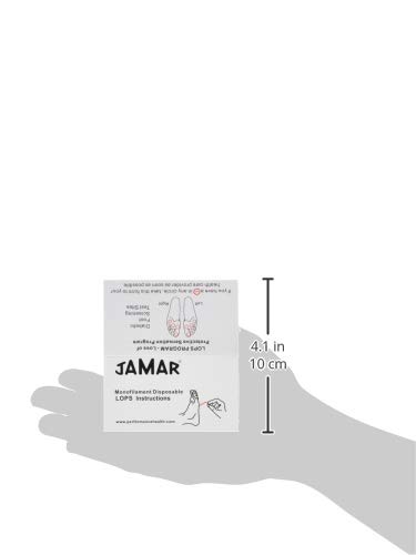 Jamar Disposable Monofilaments, Pack of 20 LOPS (Loss of Preventative Sensation) 5.07 Measuring Tool for Diabetic Foot & Neuropathy Screening, Monofilament Set, Includes Instruction Card