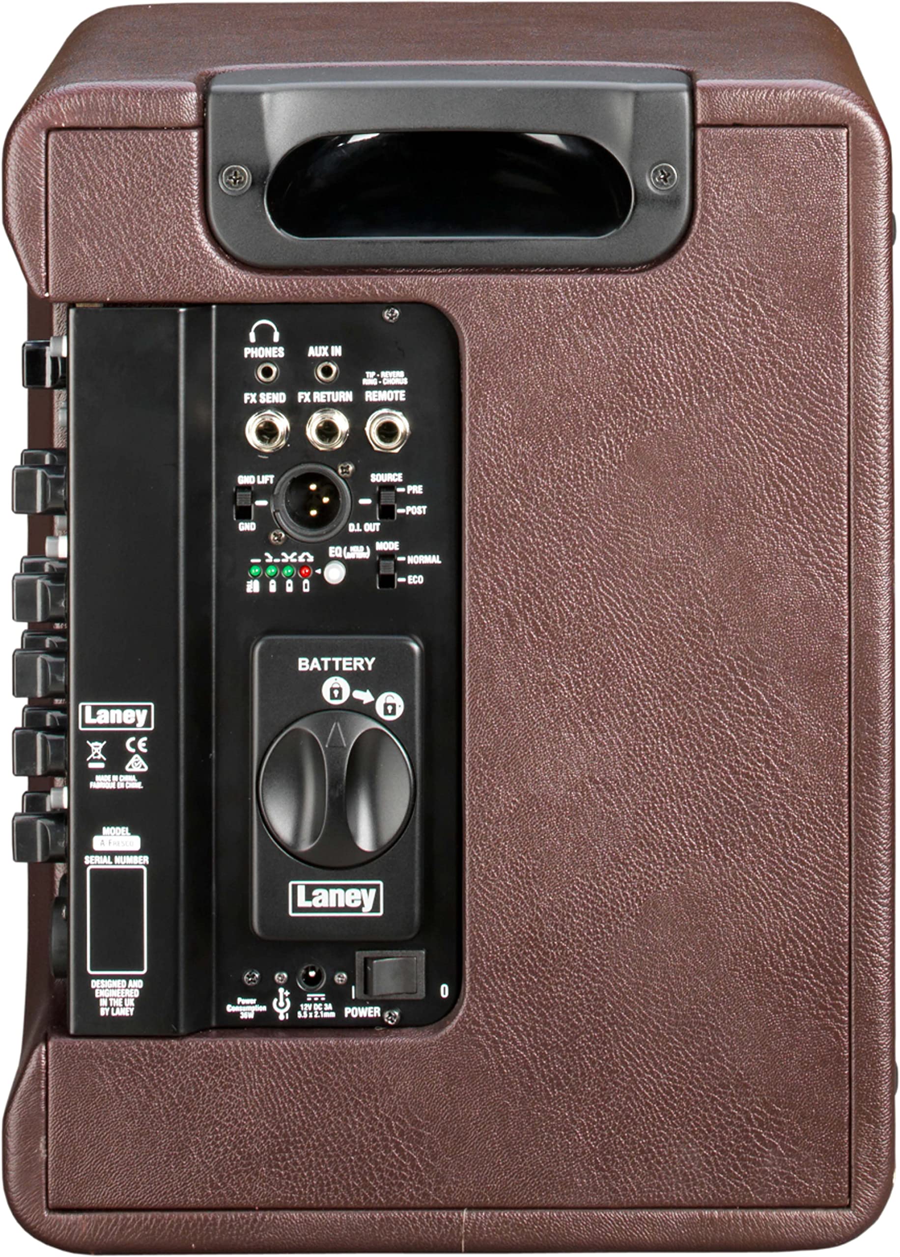Laney A Series A-Fresco-2 Acoustic Instrument Combo 60W, Brown