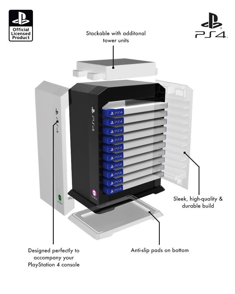 PS4 - Premium Games Storage Tower (Numskull)
