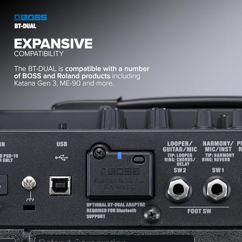 Boss BT-Dual Bluetooth Audio MIDI Dual Adapter