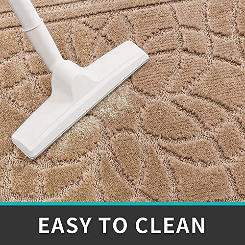DEXI Front Door Mat for Home Entrance, 20"x32" Non-Slip Absorbent Floor Mats Low-Profile Washable Doormat for Entryway, Garage, Patio, Beige