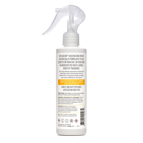 Isle of Dogs Replascents Odor Neutralizing Spray, Jasmine & Vanilla, 8 Ounce (733-8)