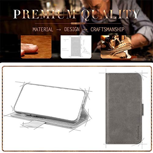 for Infinix Smart 5 Pro Case, Leather Wallet Case with Cash & Card Slots Soft TPU Back Cover Magnet Flip Case for Infinix Smart 5 Pro (6.52β)