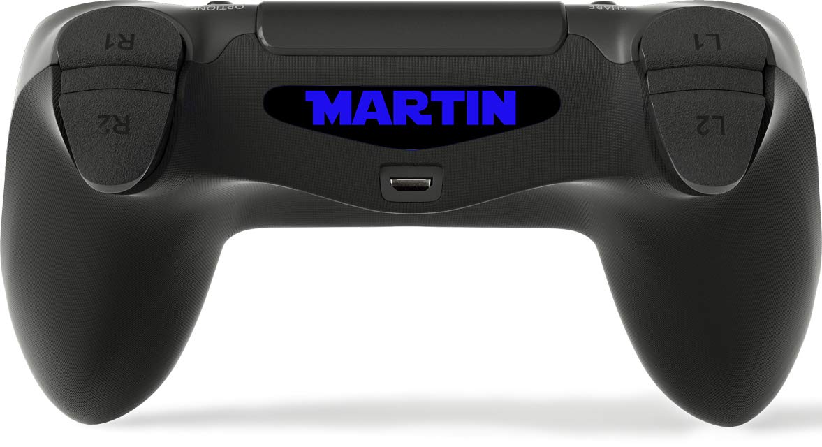 Printed 2X LED Personalised Custom Light Bar Decal Sticker Compatible with Sony Playstation 4 PS4 Controller DualShock 4