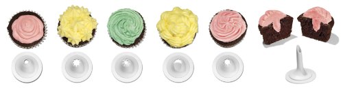 Cuisinart Cookie Press with 18 Discs and 6 Decorating Tips, White