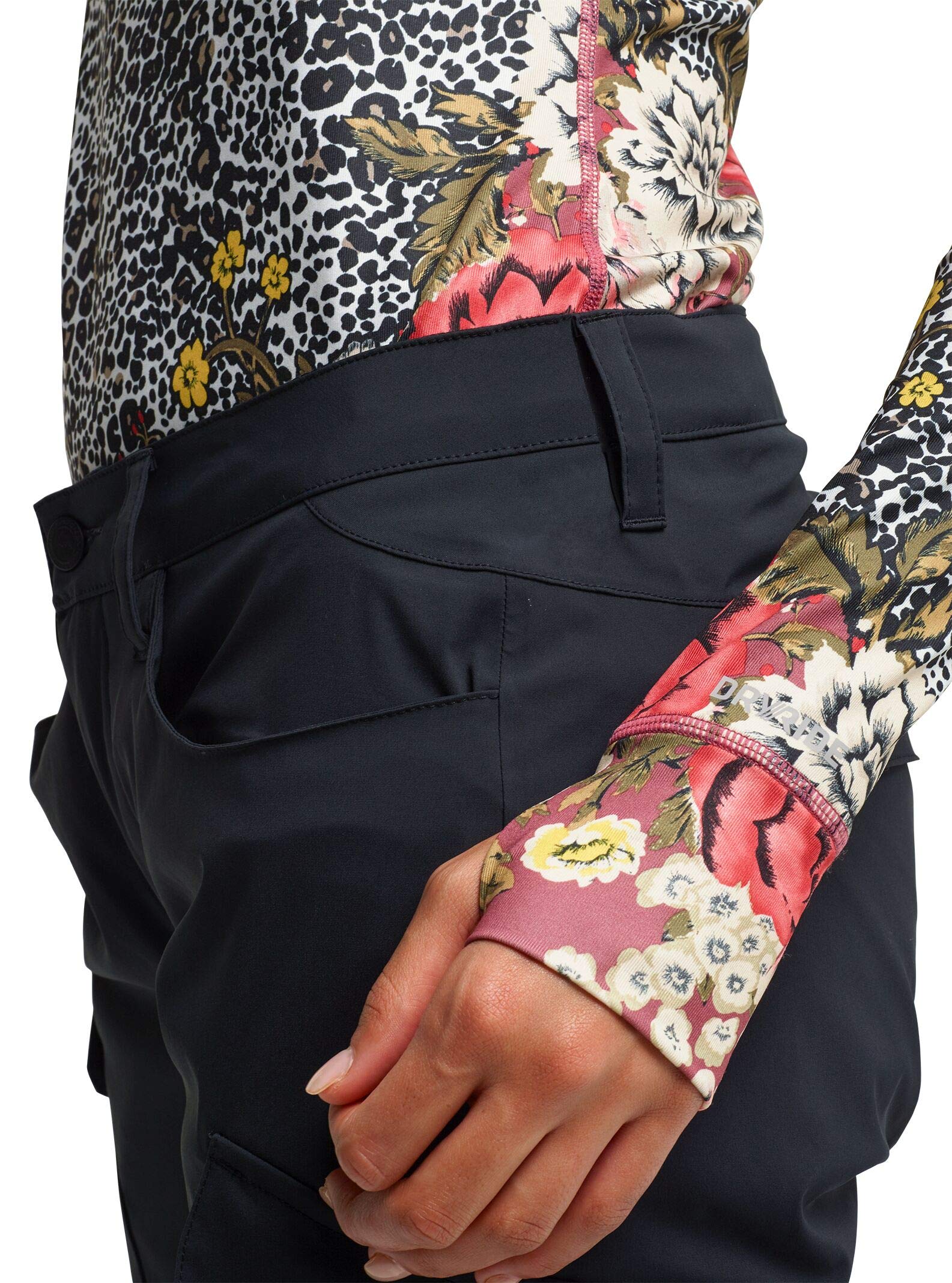 Burton Women's Gore-tex Gloria Snow Pant Short, True Black W20, Small