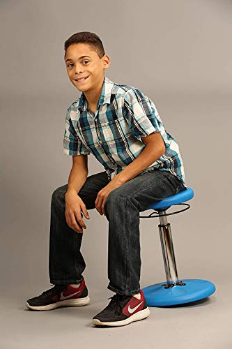 Kore Design Adjustable Height Wobble Chair, Active Sitting Stool for Children, Kids, Teens: Better Than a Balance Ball, Flexible Classroom Seating, Adjusts from 16.5 to 24 inches. Red