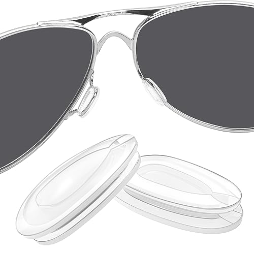 BLAZERBUCK Clear Replacement Nose Pads Nose Piece for Oakley Feedback Sunglass OO4079-1 Pair