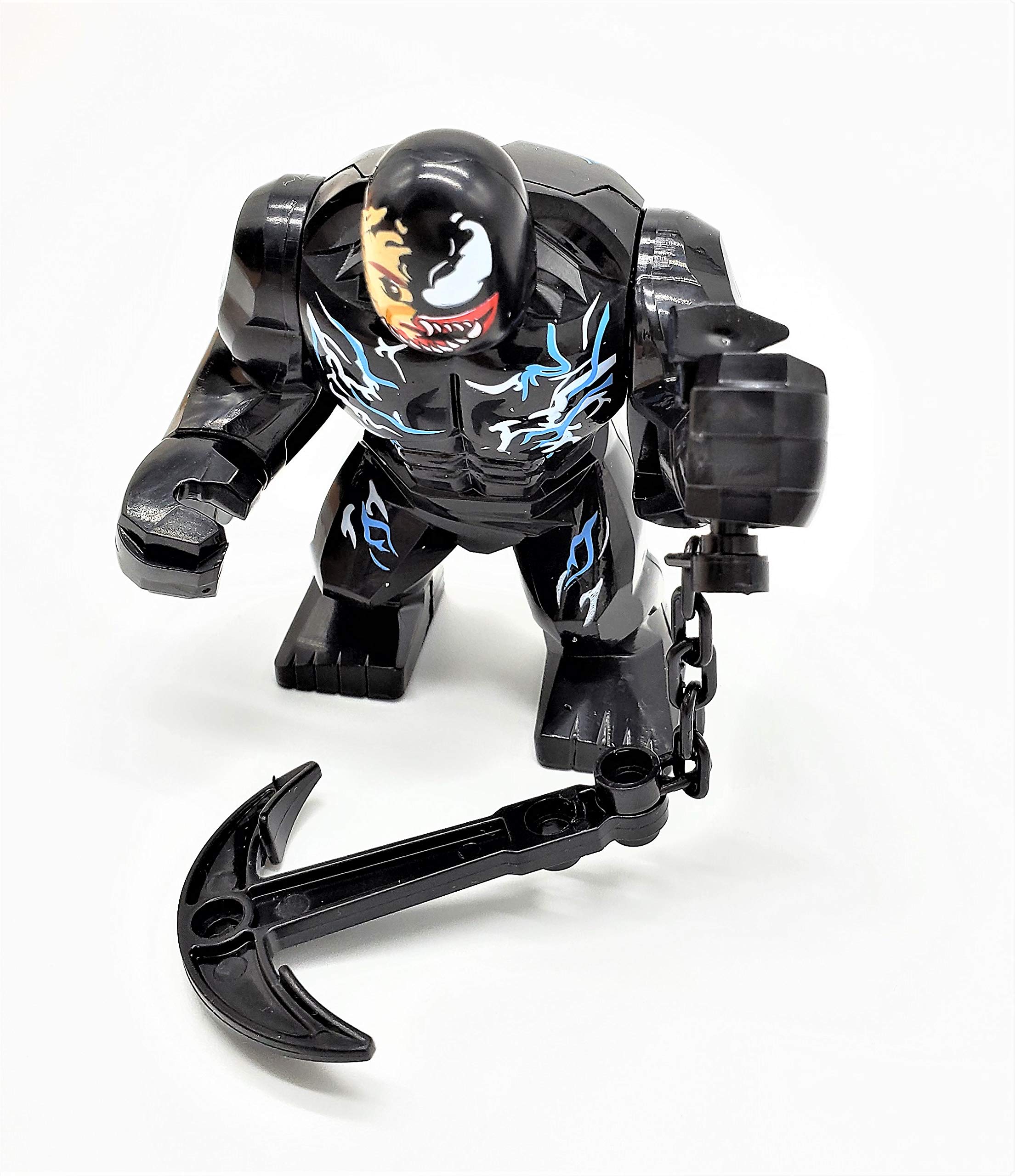 Prodigy Toys Venom Action Figure with Devastating Weapon (Featuring Eddie Brock's Transformation to Venom, with Interchangeable Heads)