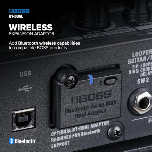 Boss BT-Dual Bluetooth Audio MIDI Dual Adapter