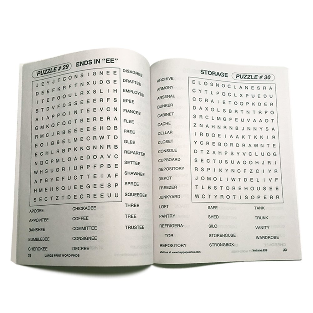 Puzzles for Adults | Adult Puzzles Word Search Large Print | Puzzle Books Bundle Set of 2