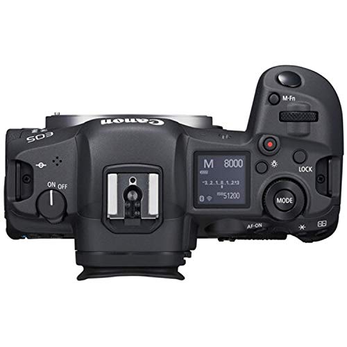 Canon EOS R5 Mirrorless Camera Body + 128GB Pro Speed Memory + Case + Tripod + Software Pack -Proffesional Bundle